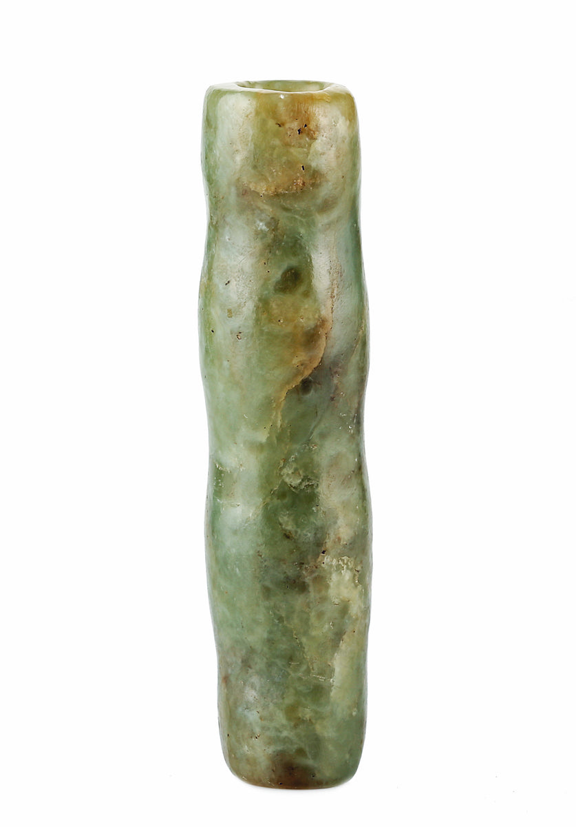 Jade Elongated Cylinder Handle - Tube Neolithic – Hartman Galleries